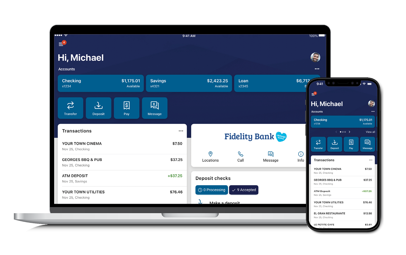 Online & Mobile Banking - Fidelity Bank